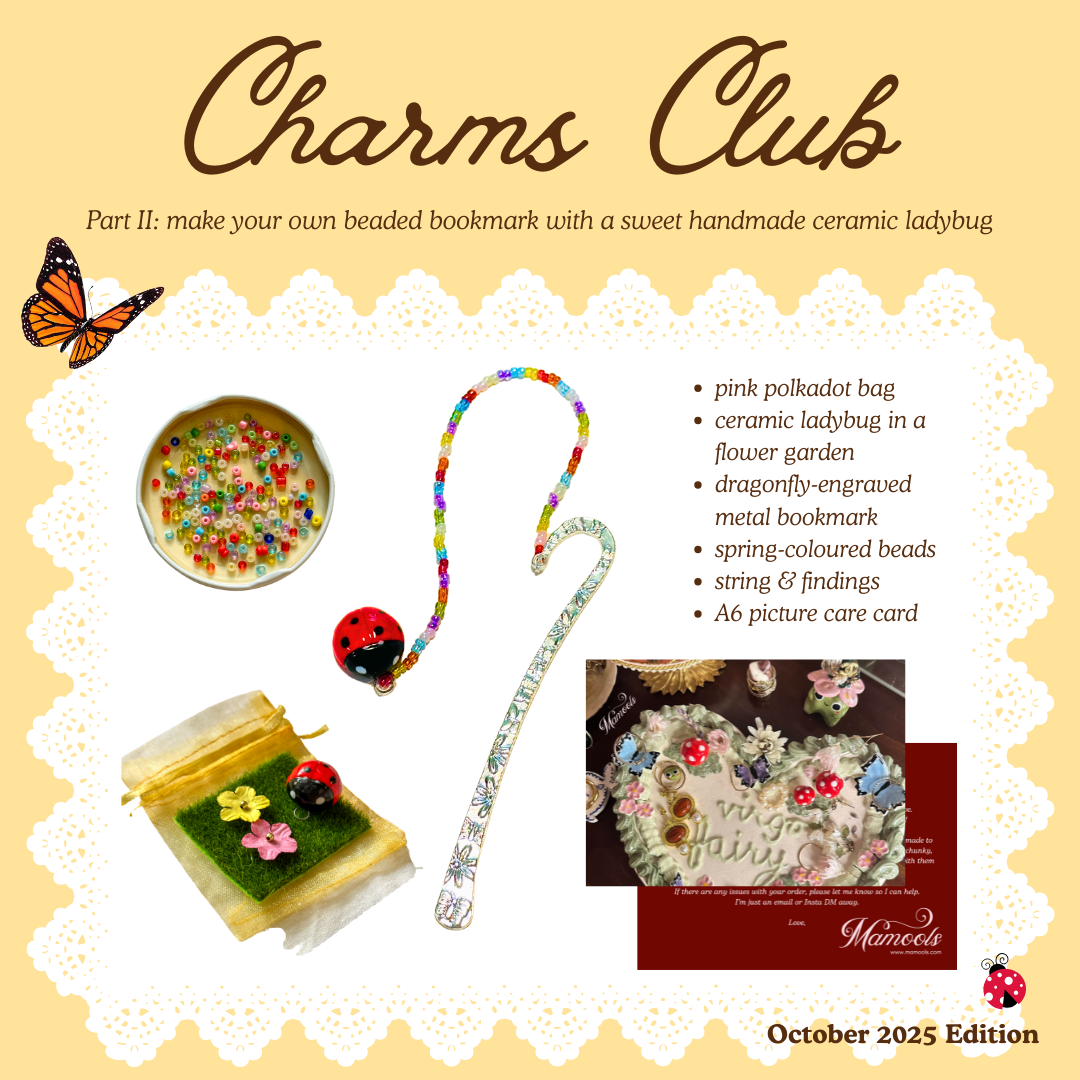 Ladybug Bookmark 🌟 Charms Club – Mamools